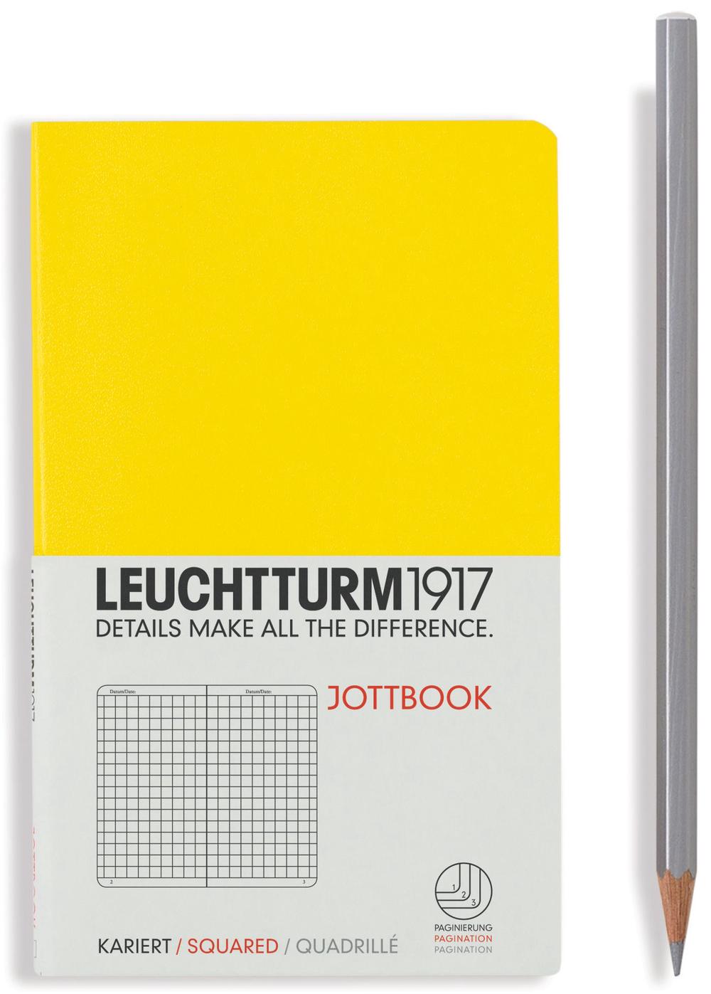 Publisher Jottbook Squared Notebook (Lemon) - A6 | Buy online at The Nile