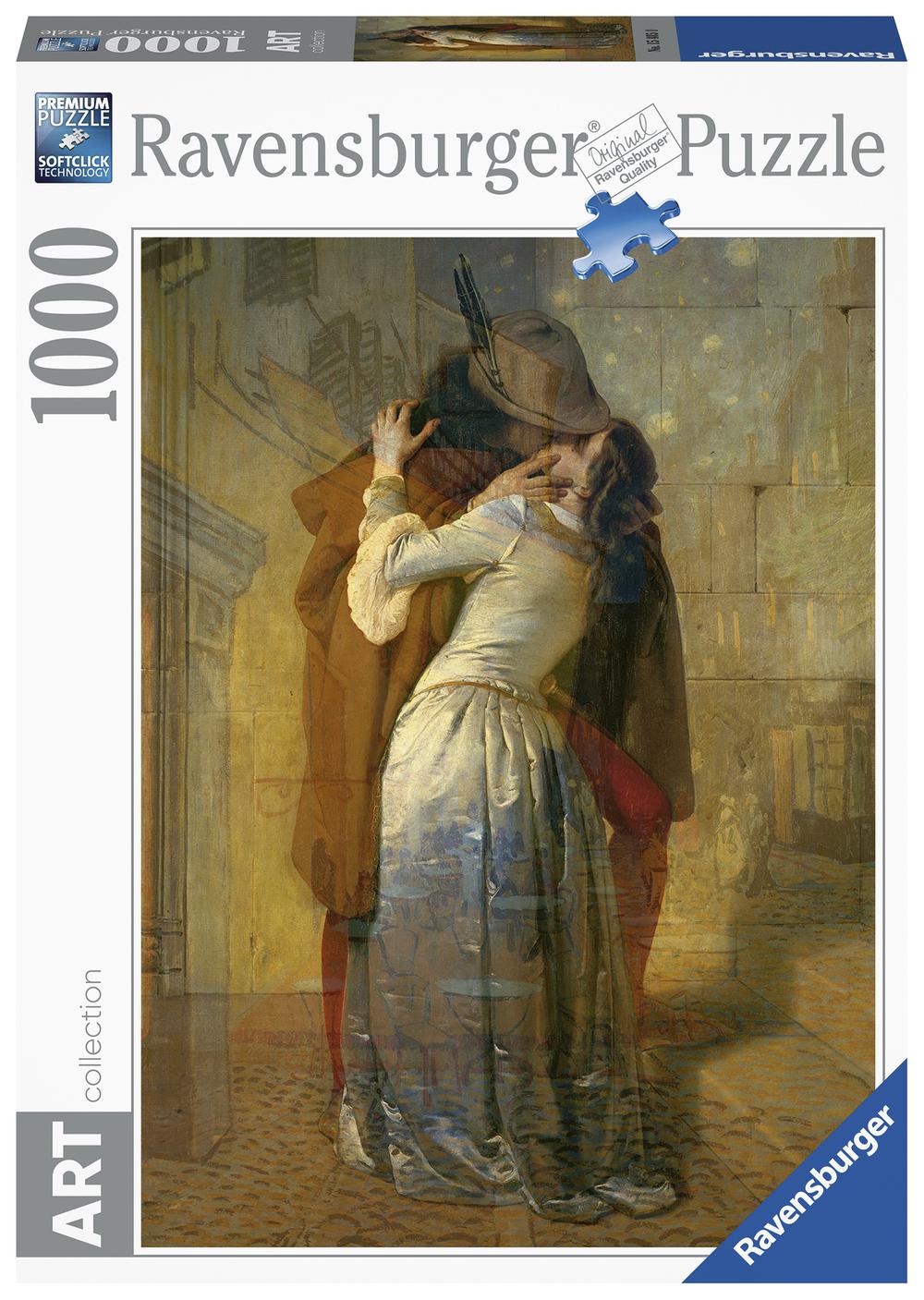 Ravensburger Francesco Hayez: The Kiss Jigsaw Puzzle, 1000 Piece | Buy ...
