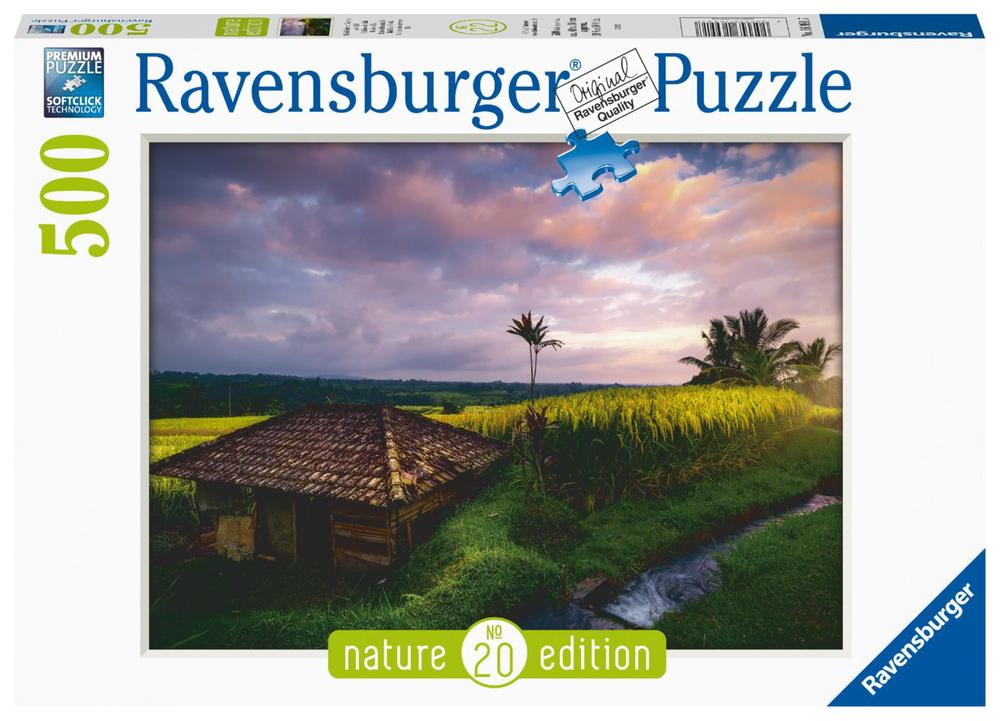 Ravensburger Bali Rice Fields Jigsaw Puzzle, 500 Piece | Buy online at ...