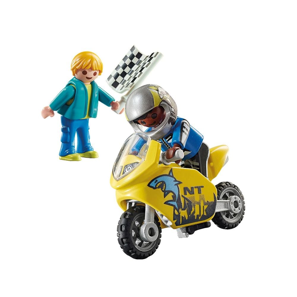 Playmobil Special Plus Playset - Boys With Motorcycle | Buy online at ...