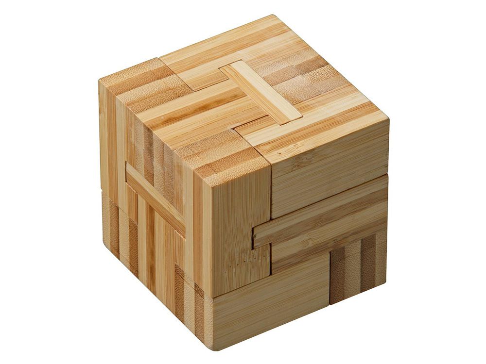 Philos Bamboo Slide Puzzle Cube | Buy online at The Nile