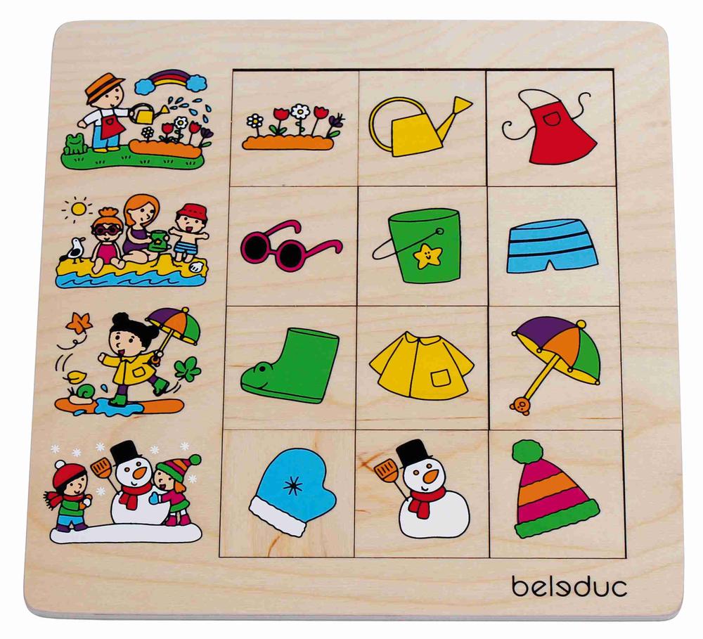 Beleduc Sorting Games - Seasons | Buy online at The Nile