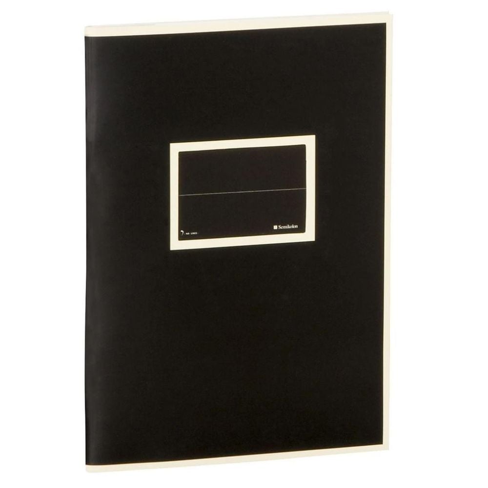 Semikolon Lined Exercise Notebook (Black) - A5 | Buy online at The Nile