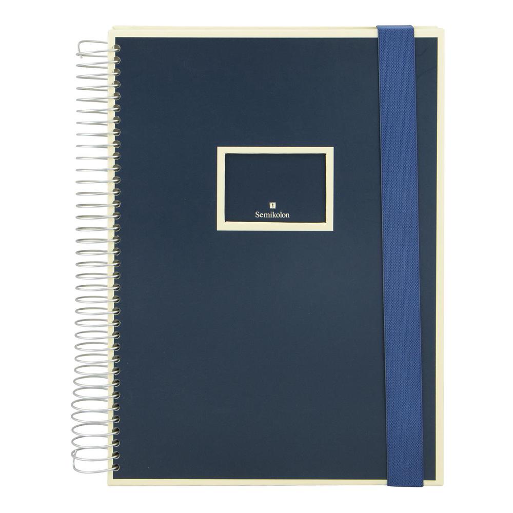 Semikolon Mucho Spiral Notebook A4 (Marine) | Buy online at The Nile