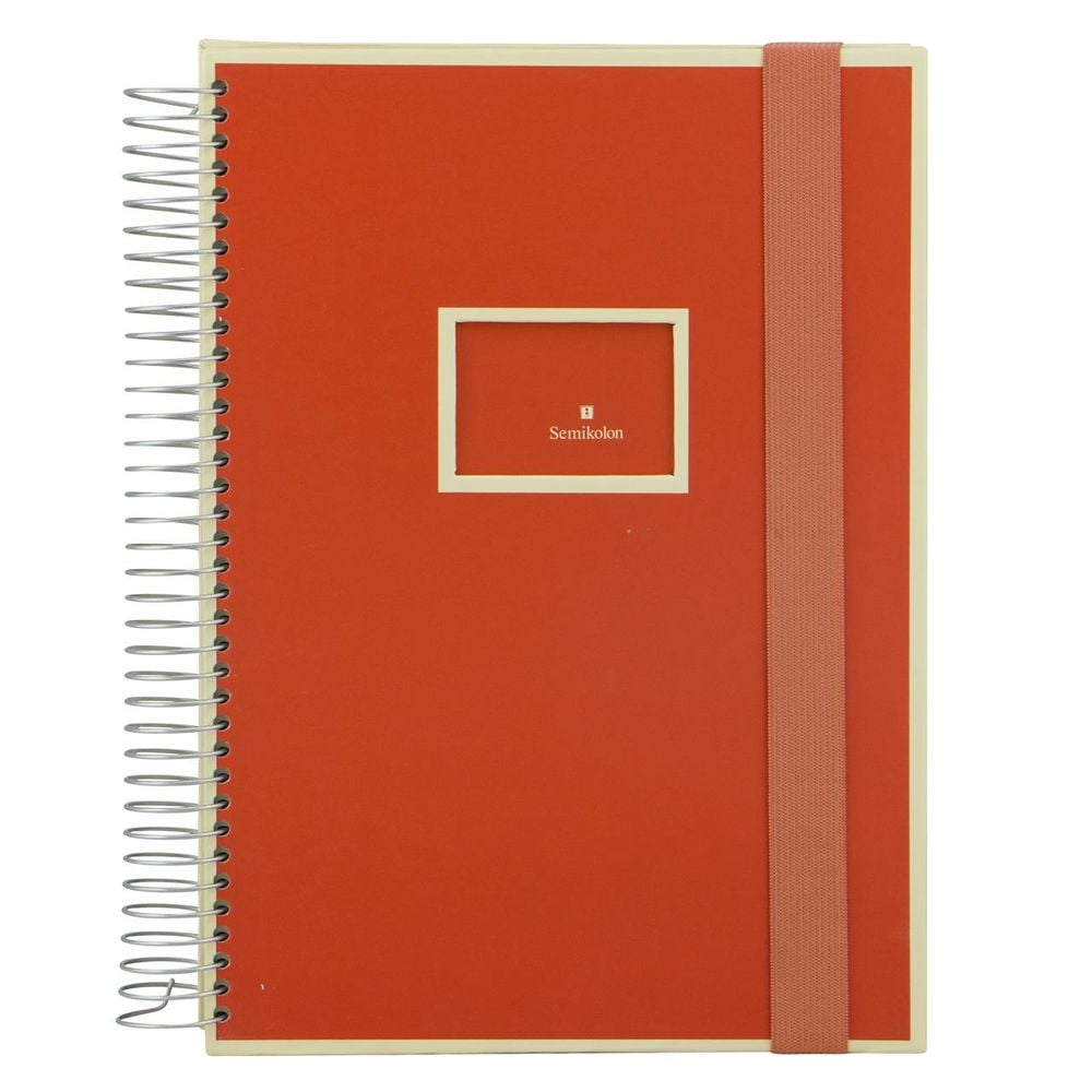 Semikolon Mucho Spiral Notebook A4 (Orange) | Buy online at The Nile