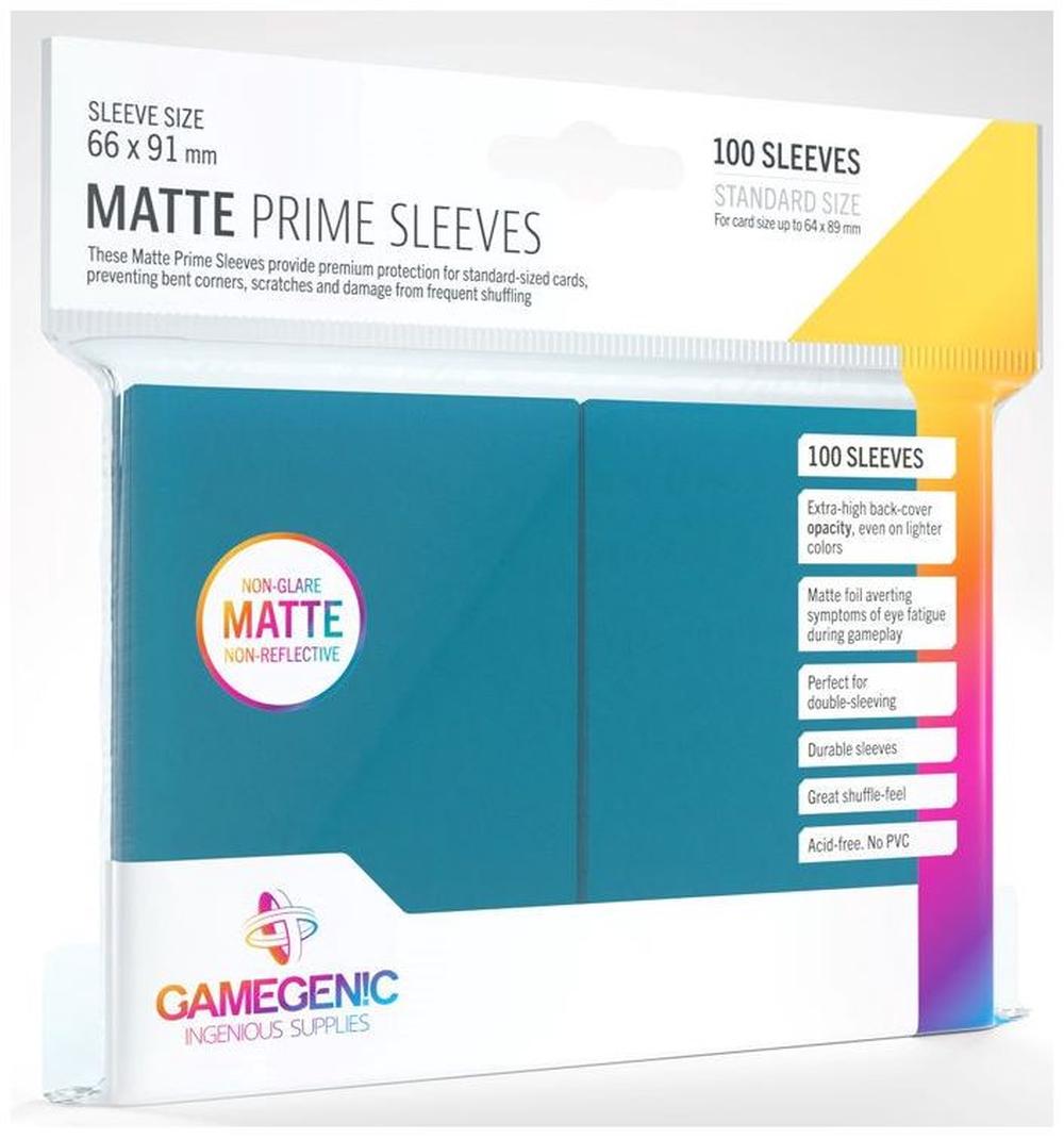 Gamegenic Matt Prime Card Sleeves 100's (Blue) | Buy online at The Nile