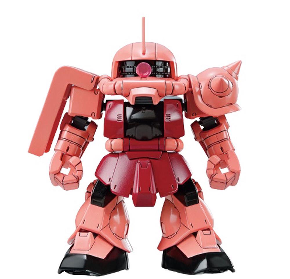 Bandai Hello Kitty Ms 06s Zaku Ii Sd Gundam Cross Silhouette Model Kit