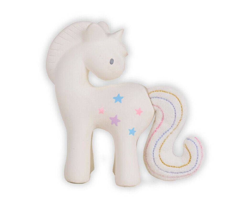 Tikiri Fairytales - Unicorn Rattle With Crinkle Tail | Buy online at ...