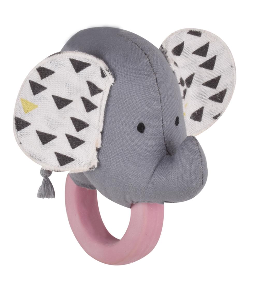Tikiri Elephant Rattle with Teether | Buy online at The Nile