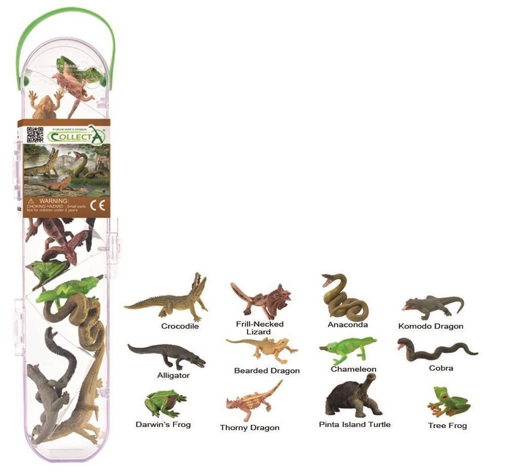CollectA Box of Mini Reptiles & Amphibians | Buy online at The Nile