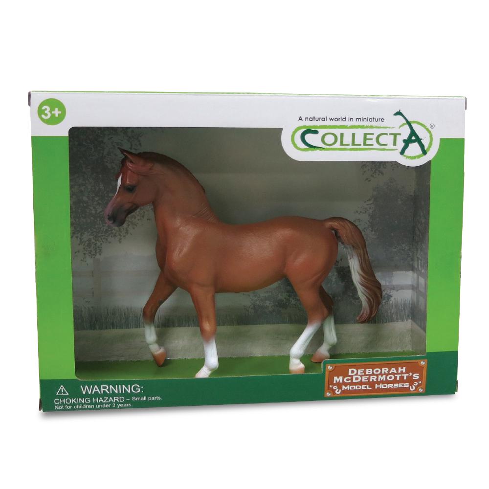 Collecta Arabian Mare Chestnut 1:12 in Window Box | Buy online at The Nile