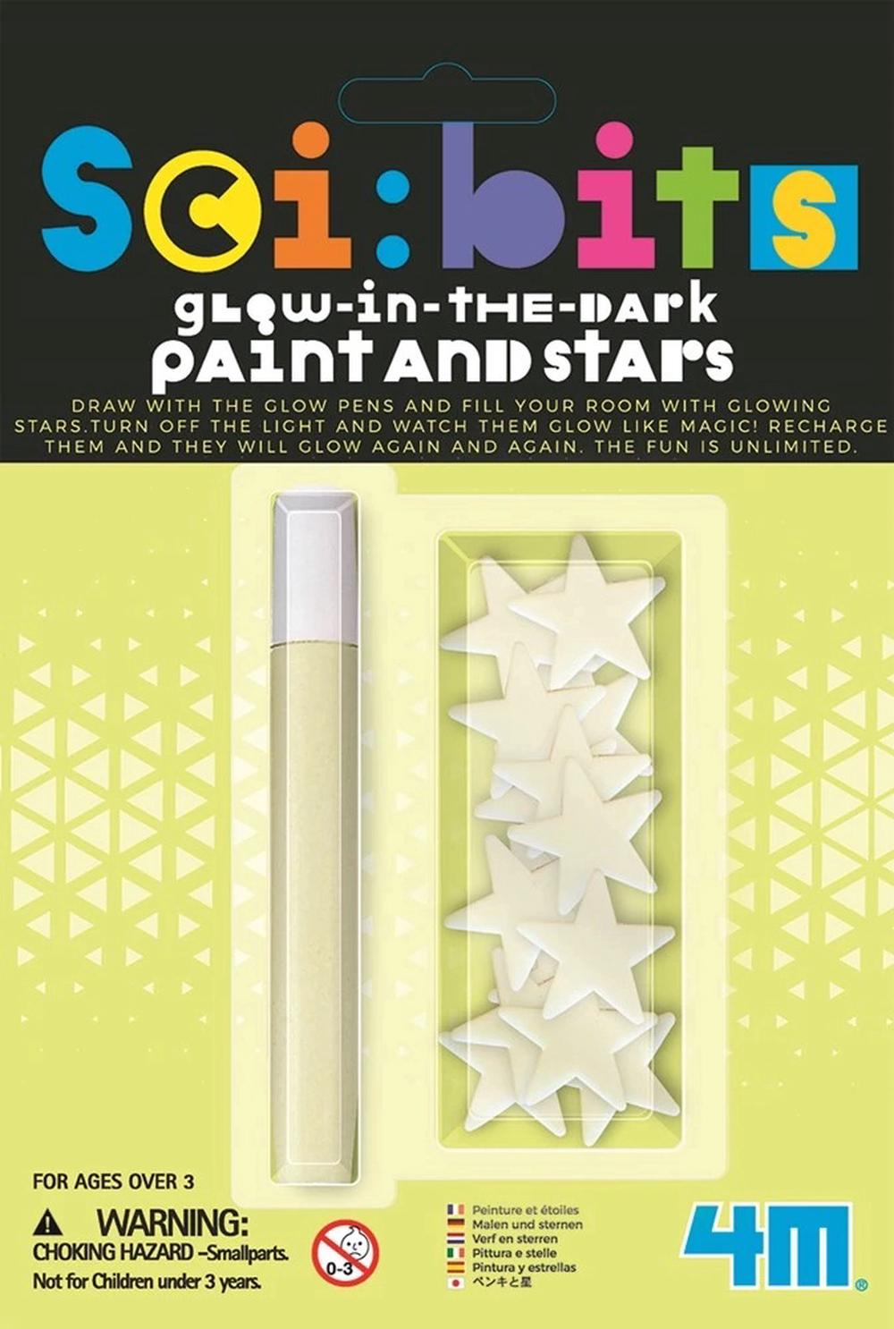 4M Sci:Bits Glow-in-the-Dark - Paint and Stars | Buy online at The Nile