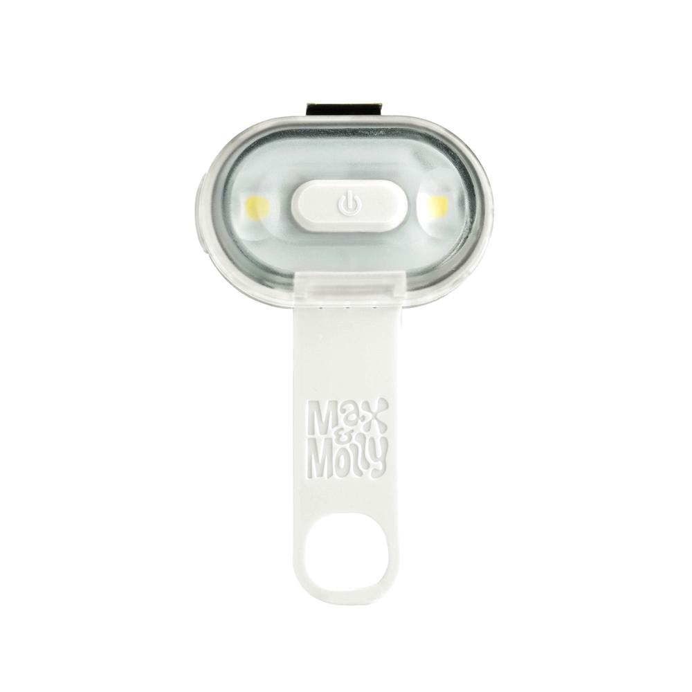 Max & Molly Matrix Ultra LED Harness/Collar Safety Light (White) | Buy ...