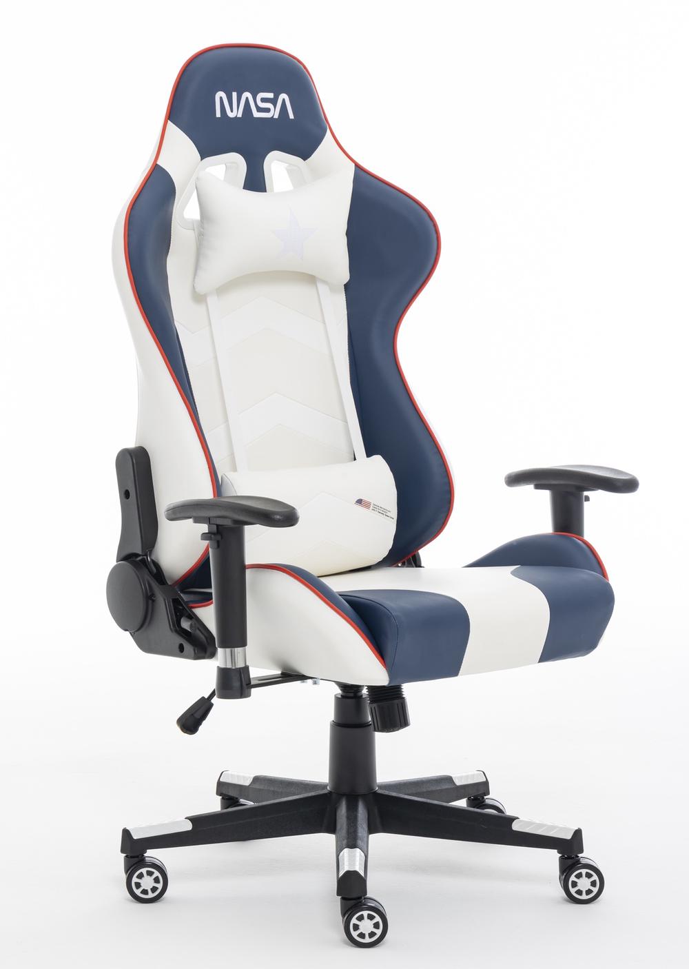Nasa Supernova Gaming Chair (White/Blue) | Buy online at The Nile