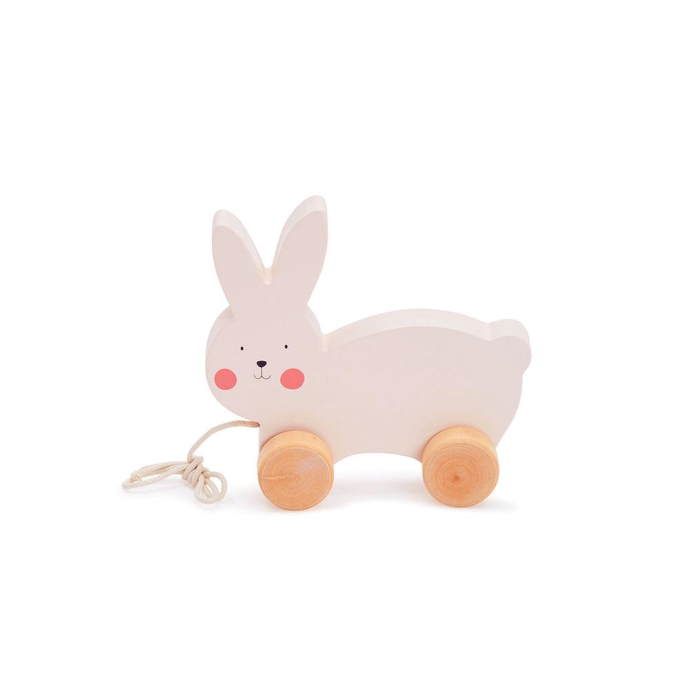 Bubble Wooden Rabbit Pull Along | Buy online at Tiny Fox