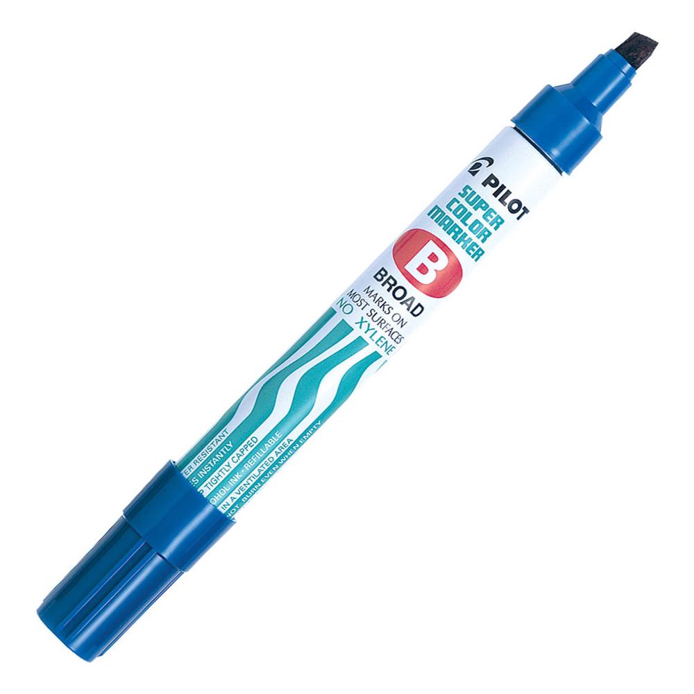 Pilot Super Colour Permanent Marker Broad (Blue) | Buy online at The Nile