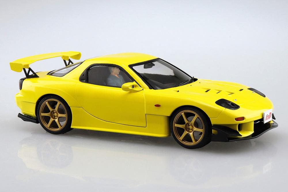 Aoshima 1/24 Takahashi Keisuke Fd3S Rx-7 Project D Ver. with Figure | Buy online at The Nile