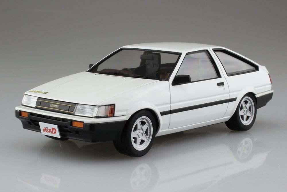 Aoshima Toyota Takeuchi Itsuki AE85 Levin 1:24 Scale Model Kit | Buy ...