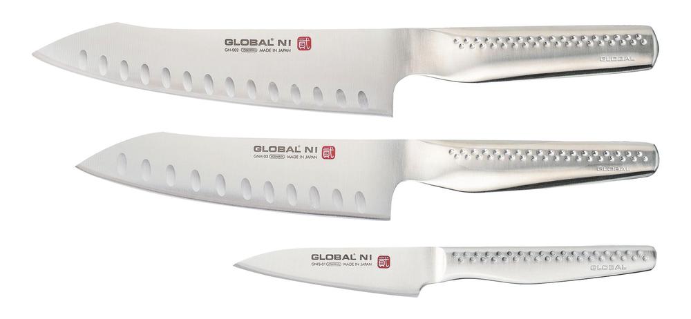 Global Kitchen Knife Set (Cook's + Vegetable + Paring), 3 Piece | Buy ...