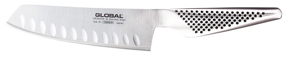 Global Fluted Blade Vegetable Knife - 14cm | Buy online at Well Cooked