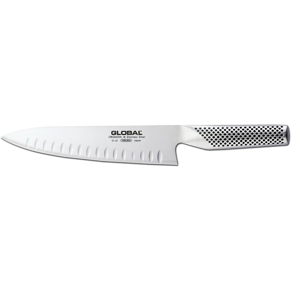 Global Fluted Blade Cooks Knife - 20cm | Buy online at The Nile