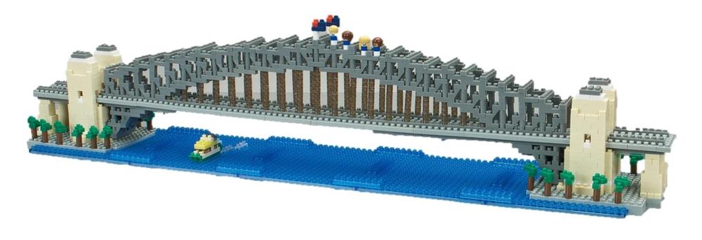 Kawada Nanoblock Deluxe - Sydney Harbour Bridge Australia | Buy online at The Nile