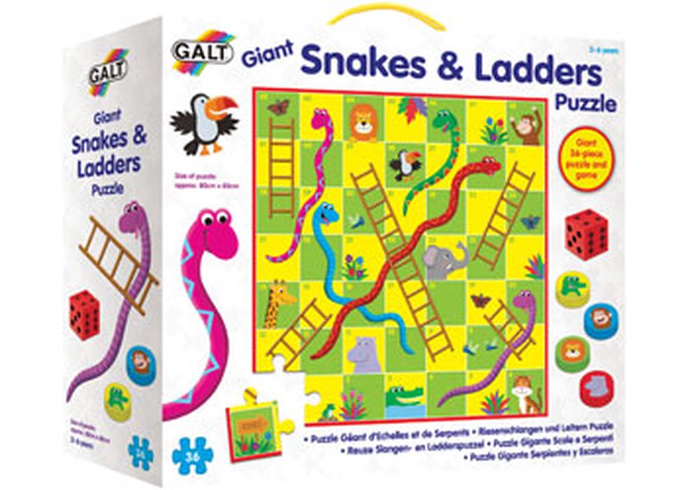 Galt Giant Snakes And Ladders 36pc | Buy online at The Nile