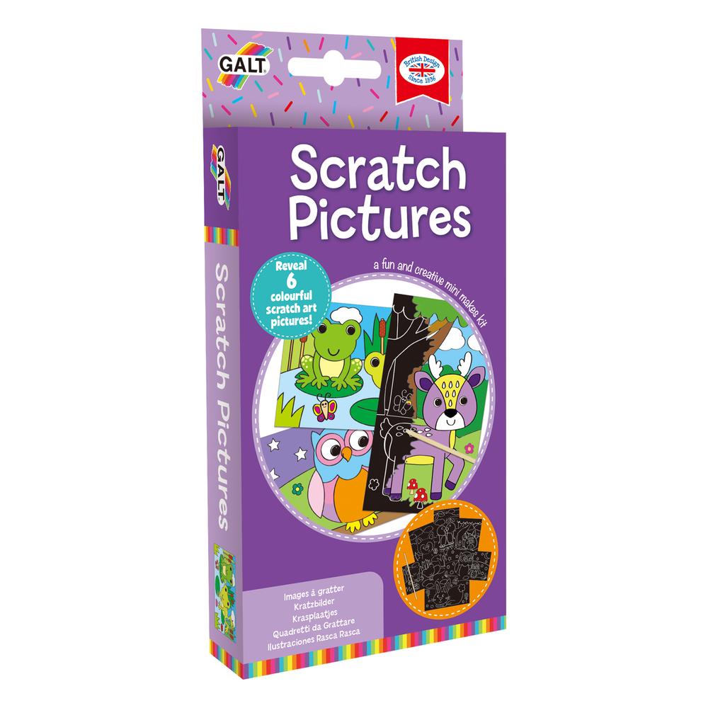 Galt Mini Makes - Scratch Pictures | Buy online at The Nile