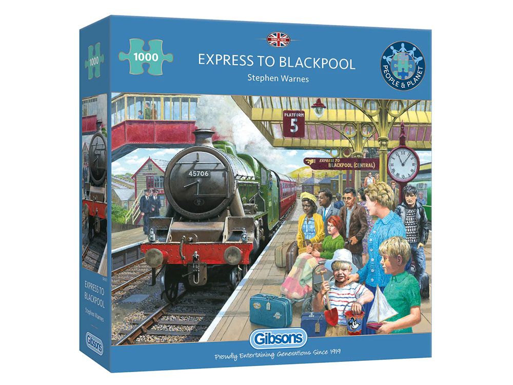 Gibsons Express To Blackpool Jigsaw Puzzle, 1000pc | Buy online at The Nile