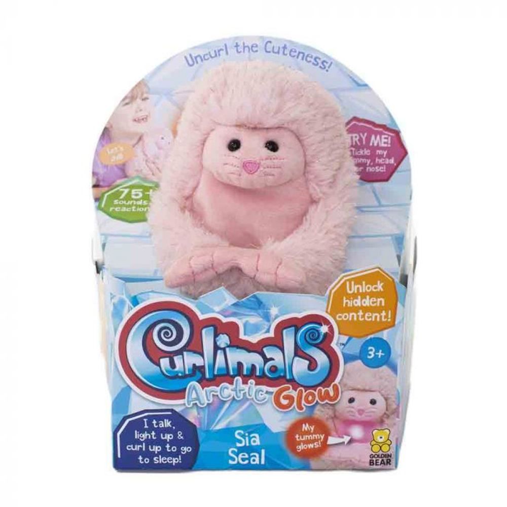Curlimals Arctic Glow Sia Seal Interactive Plush - 13cm | Buy online at ...