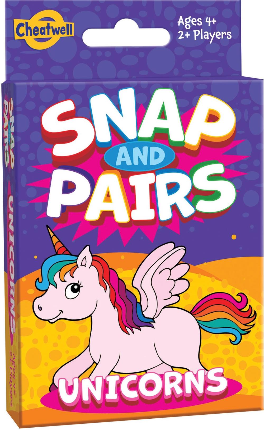 Cheatwell Snap and Pairs: Unicorns Card Games | Buy online at The Nile