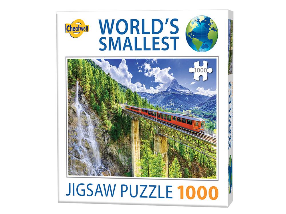 Cheatwell Games Worlds Smallest Jigsaw Puzzle: Matterhorn, 1000 Piece ...