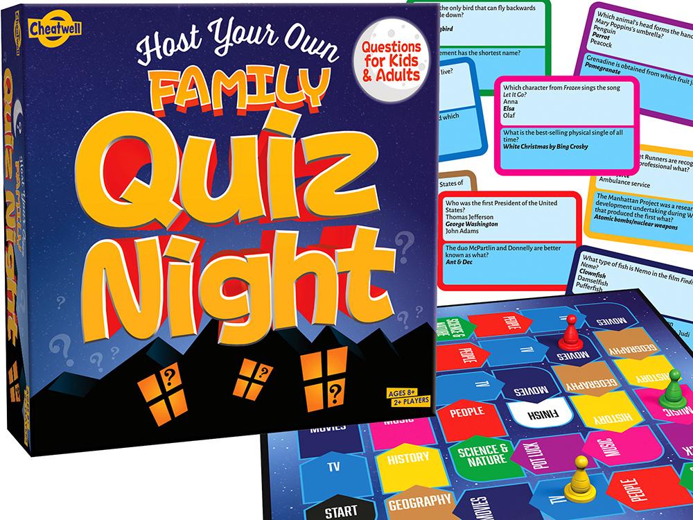 Cheatwell Games Family Quiz Night Board Game | Buy online at The Nile