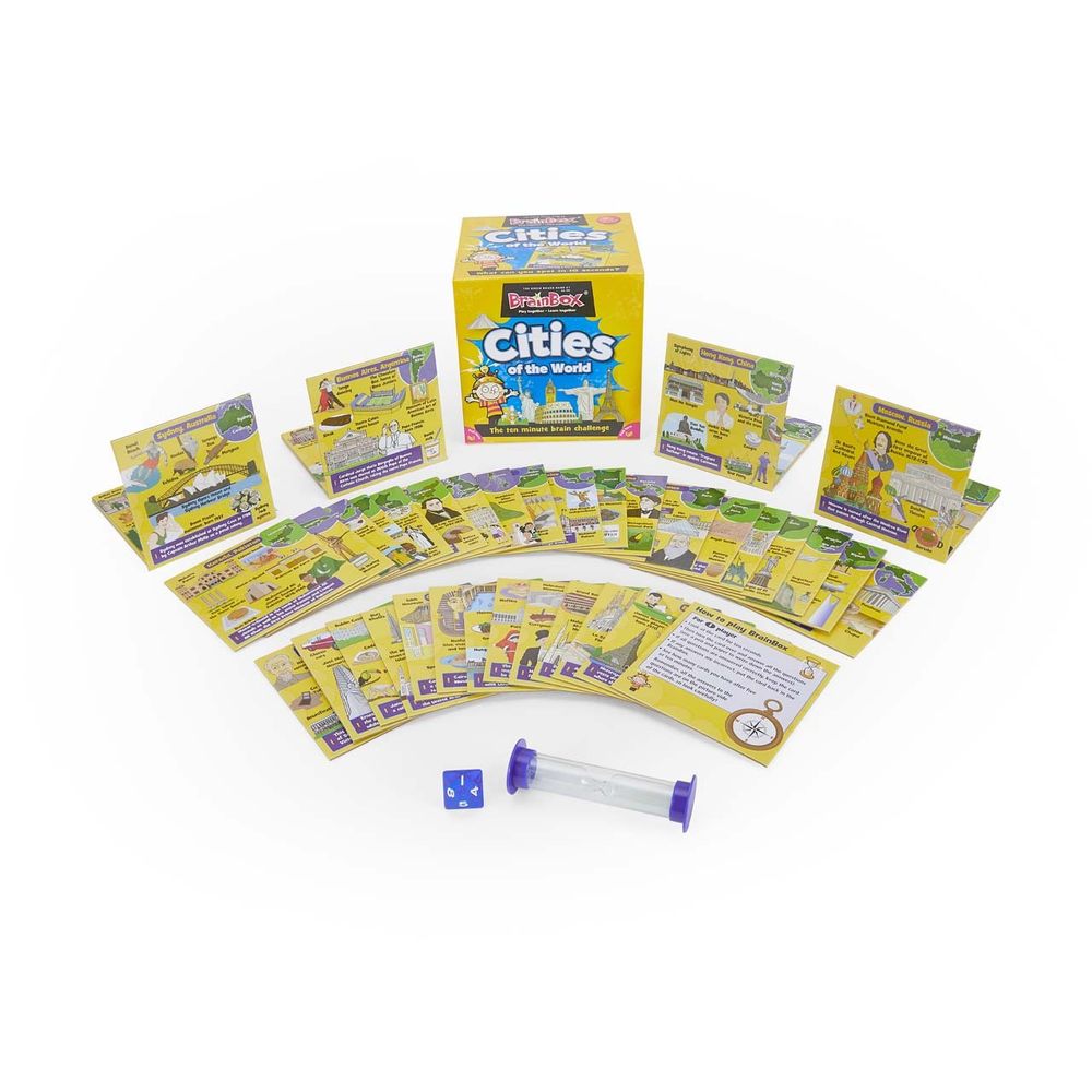 BrainBox Cities Card Game | Buy online at The Nile