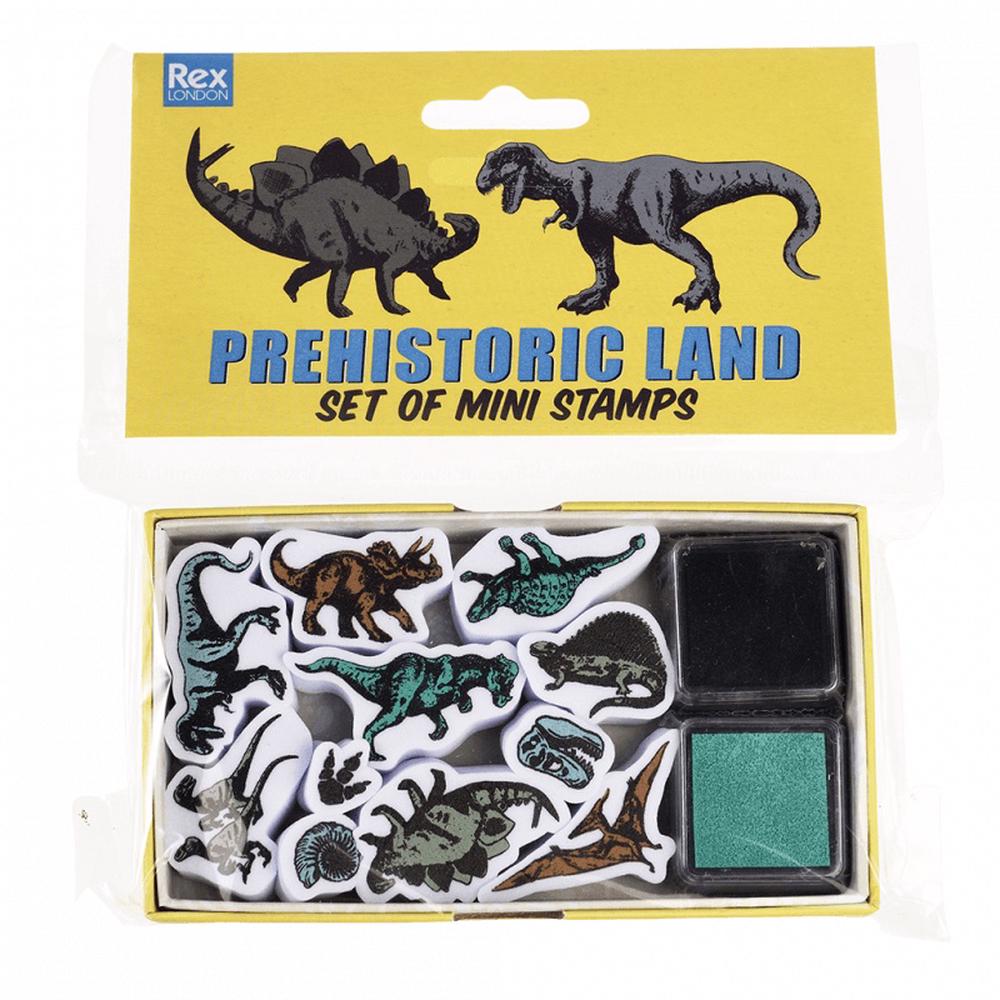 Rex London Prehistoric Land Set of Mini Stamps | Buy online at The Nile