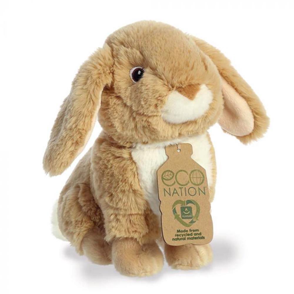 Eco Nation Lop-Eared Rabbit Tan Plush | Buy online at The Nile