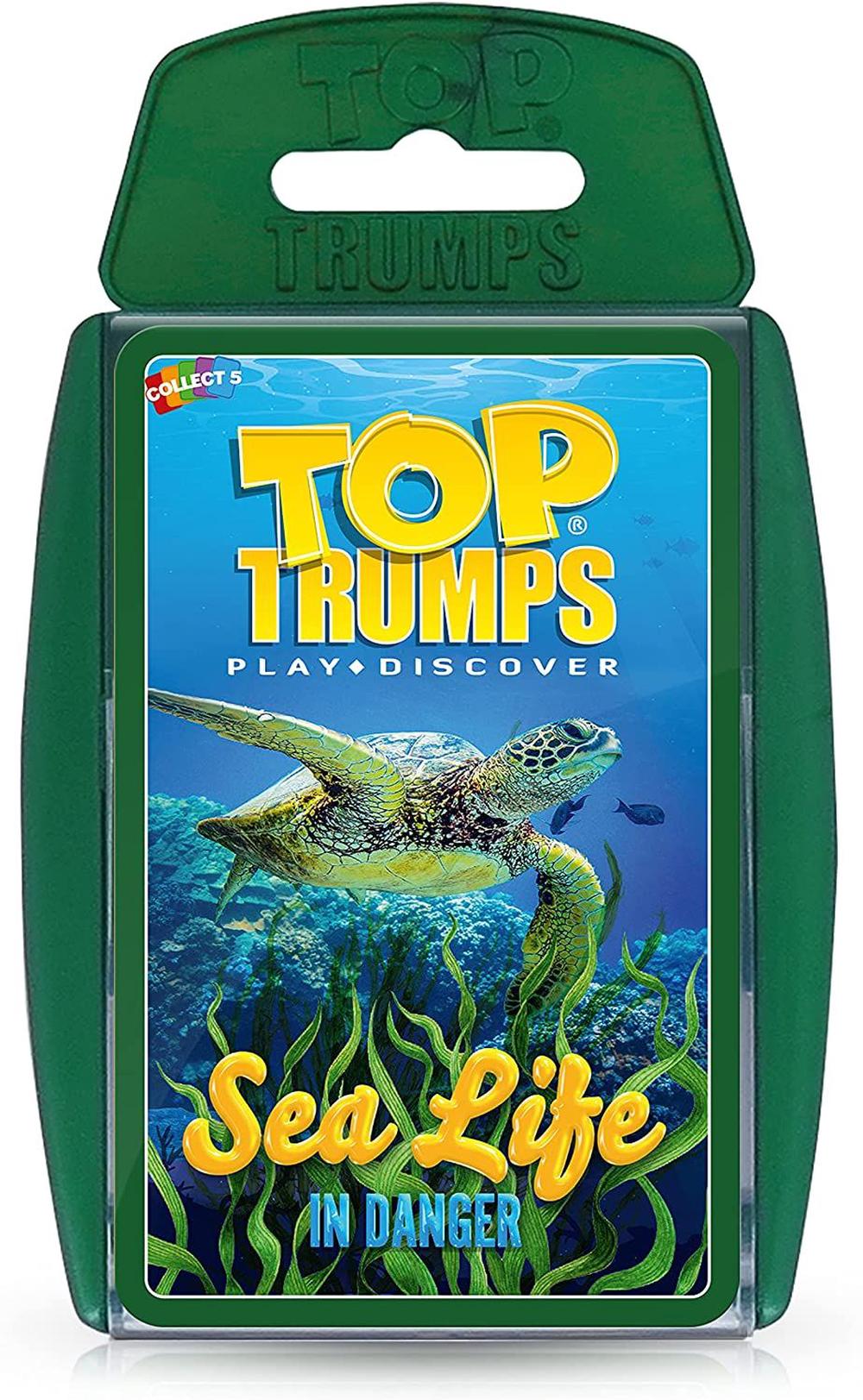 Top Trumps Sea Life in Danger | Buy online at The Nile