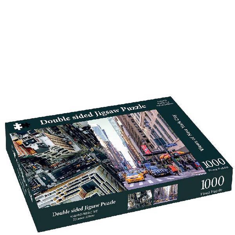 Blue Duck Books Double Sided Jigsaw Puzzle - Views of Manhattan, 1000 ...