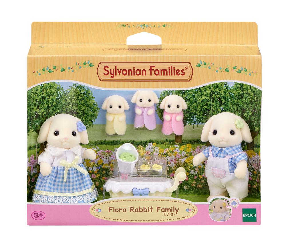 Sylvanian Families Flora Rabbit Family | Buy online at The Nile