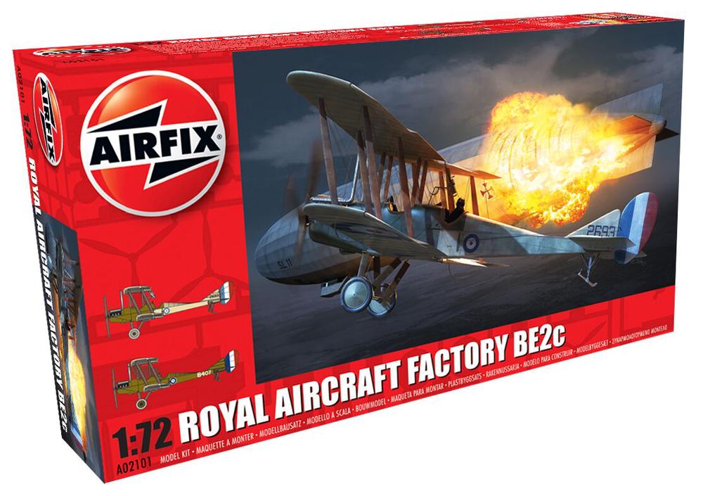Airfix 1:72 Model Kit Royal Aircraft Factory BE2c | Buy online at The Nile