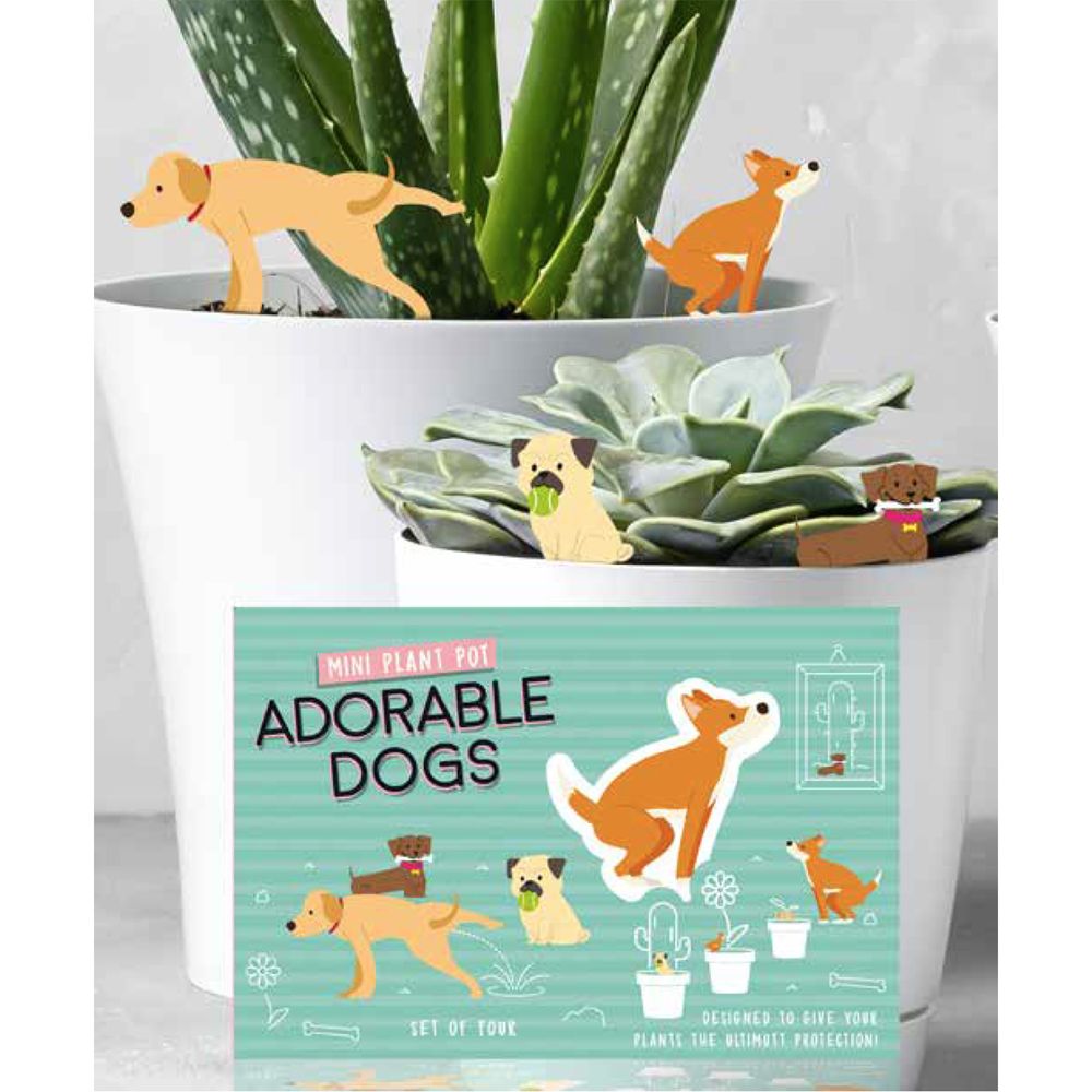 Gift Republic Adorable Dogs Plant Markers | Buy online at The Nile