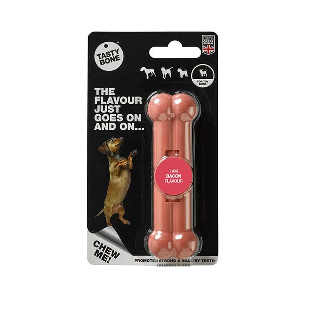 Tasty Bone Nylon (Bacon) - Toy Size | Buy online at The Nile