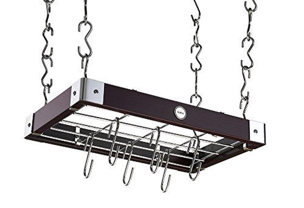 Hahn Trading ZA4-90100 Metro Wood Ceiling Rack, Espresso | Buy online ...