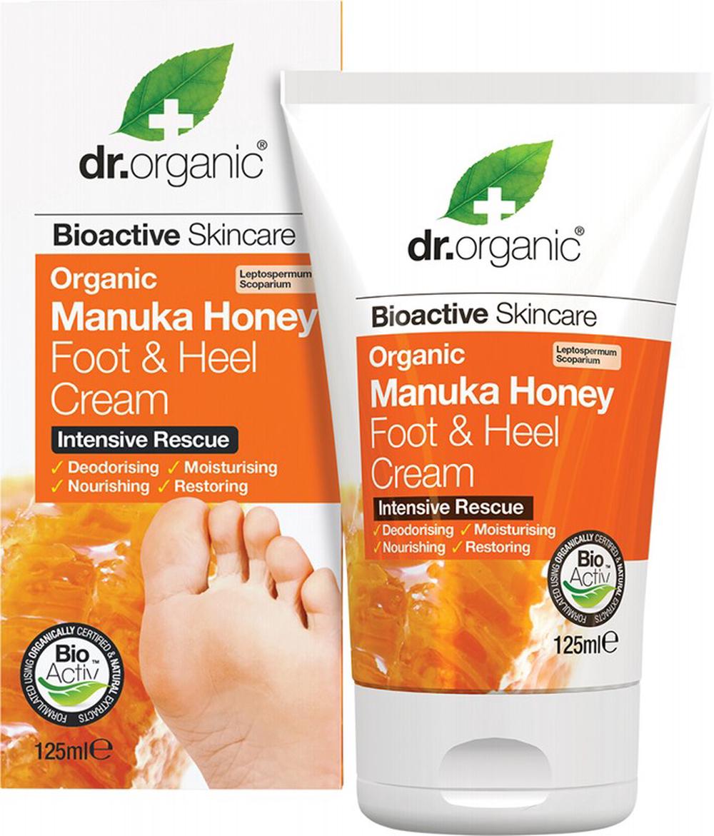 Dr Organic Foot & Heel Cream Organic Manuka Honey - 125mL | Buy online ...