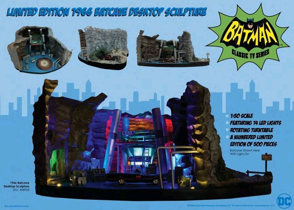 Factory Entertainment Batman (1966) - Batcave Desktop Sculpture | Buy ...