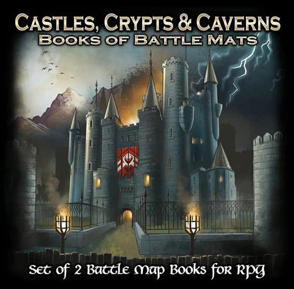 Loke Books of Battle Maps Castles Crypts & Caverns | Buy online at The Nile