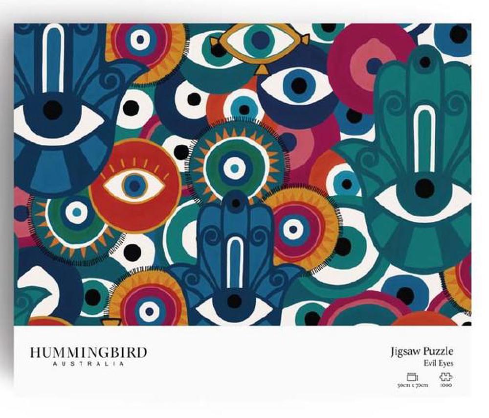 Hummingbird Evil Eyes Jigsaw Puzzle, 1000 Piece | Buy online at The Nile