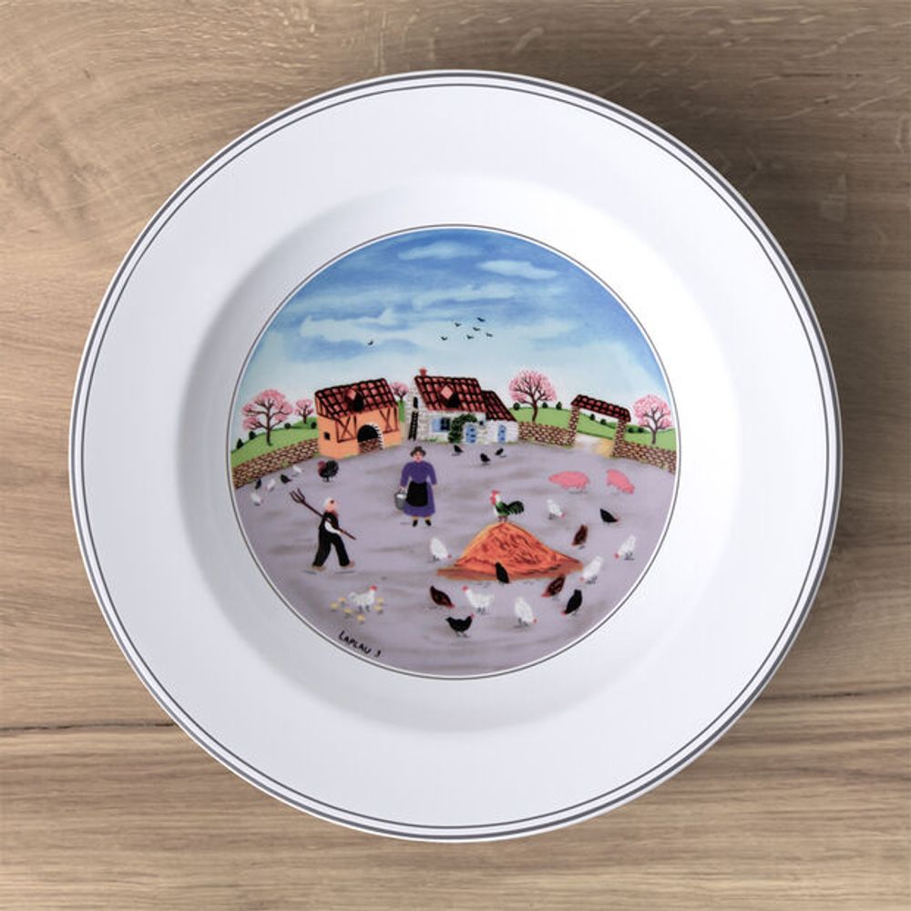 Villeroy & Boch Design Naif Deep Plate (Poultry Farm.) - 21cm | Buy ...