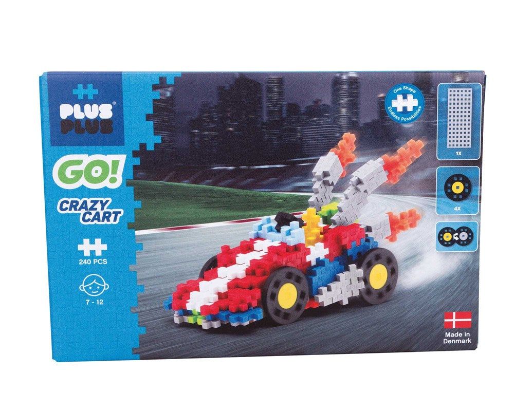 Plus-Plus Go! Crazy Cart Construcion Kit, 240 Piece | Buy online at The ...