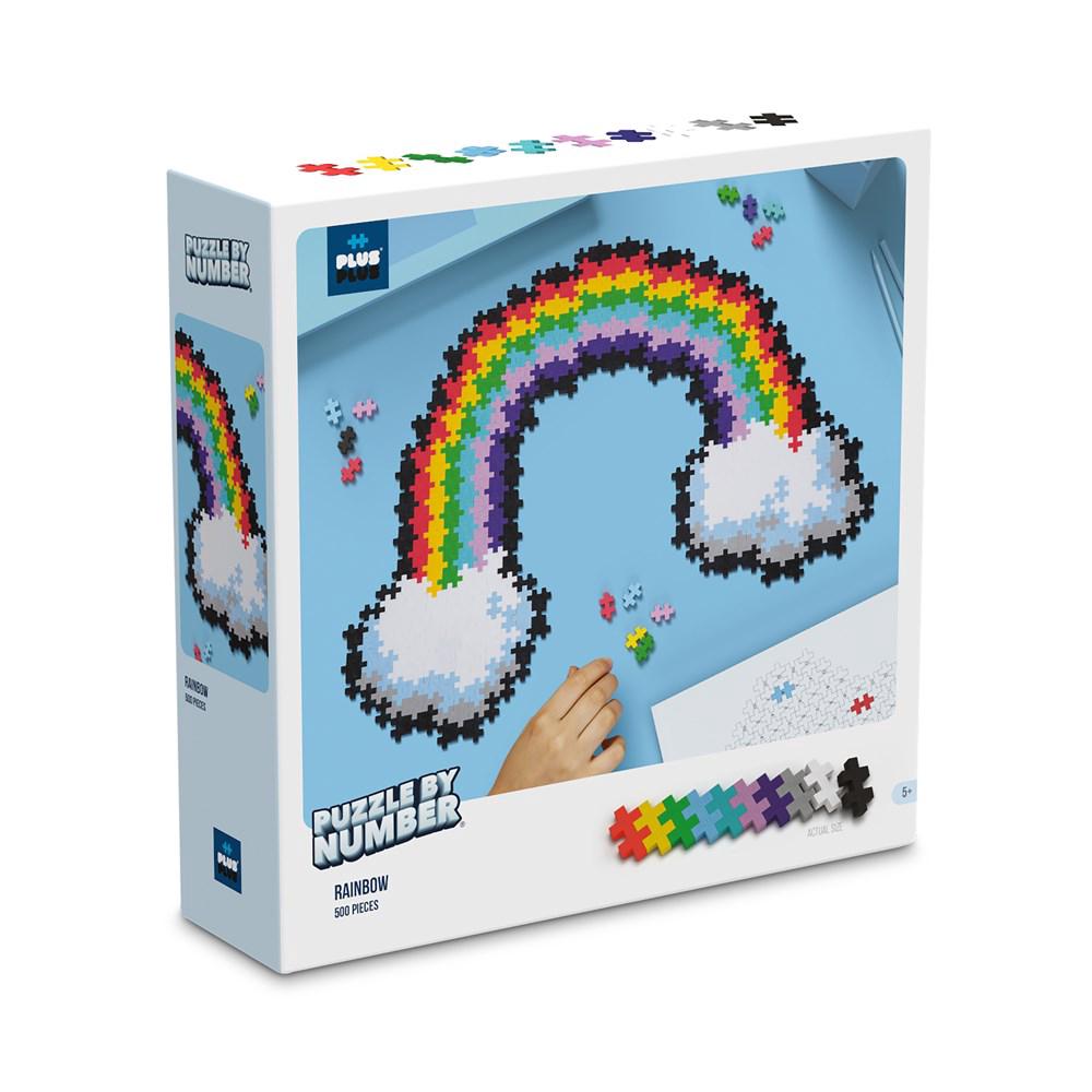 Plus-Plus Puzzle by Number, 500 Piece - Rainbow | Buy online at The Nile